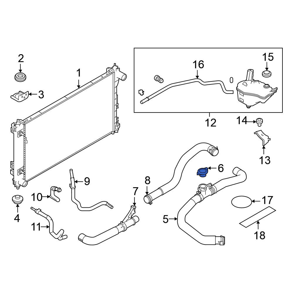 Nissan OE 214308991A - Radiator Cap