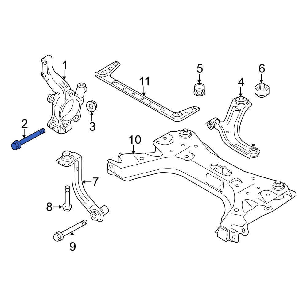 Nissan OE 40178AX06D - Steering Knuckle Bolt