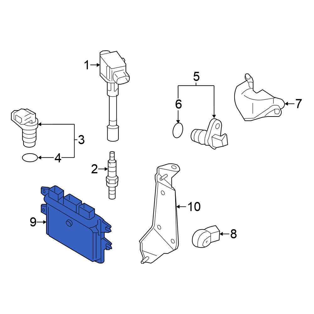 Nissan OE 237033AB0A - Engine Control Module (ECM)
