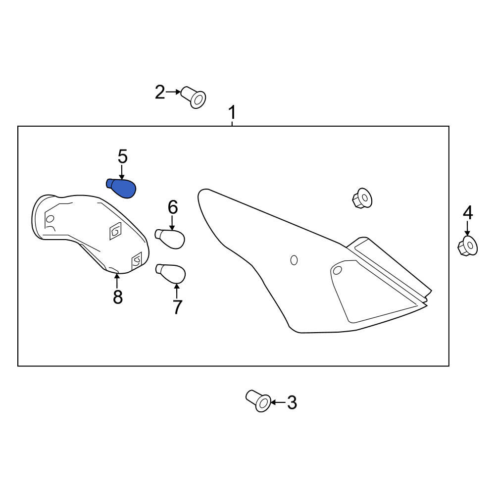Nissan OE 262728992C - Multi-Purpose Light Bulb