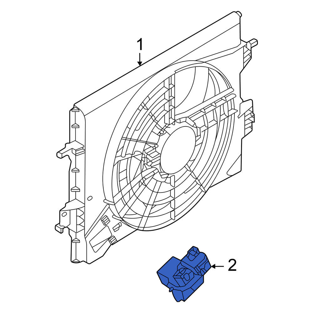 Nissan OE 2523000Q0J - Engine Cooling Fan Motor Relay