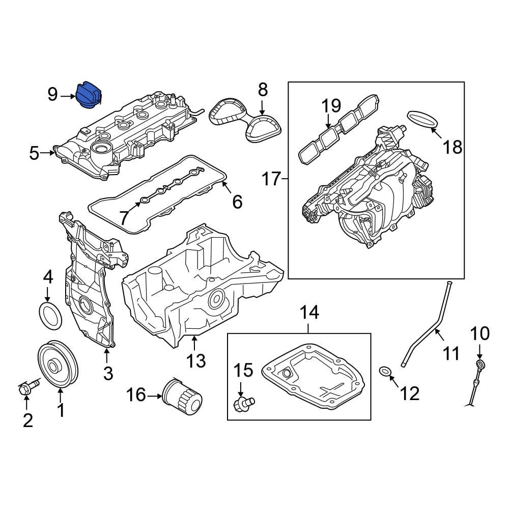 Nissan OE 152559N00A - Engine Oil Filler Cap