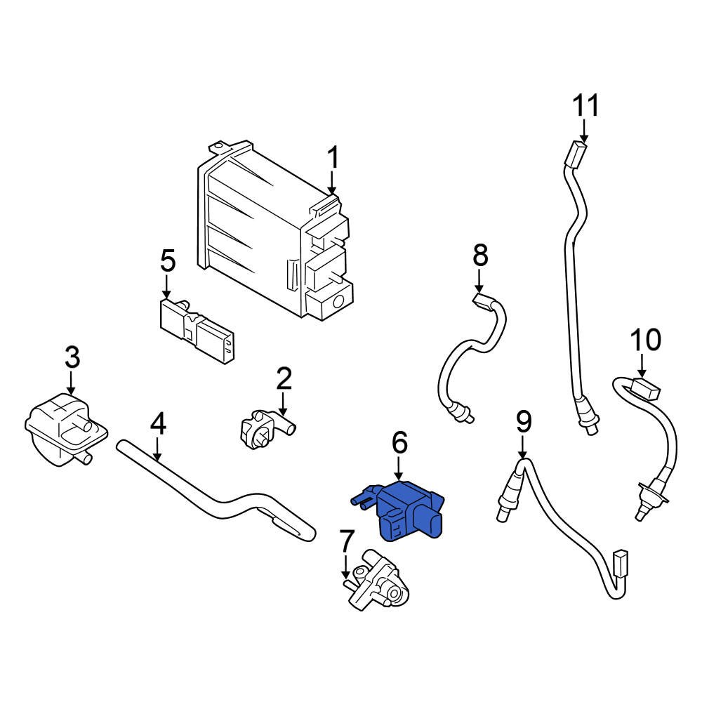 Nissan OE 149558J10A - Vapor Canister Vent Solenoid