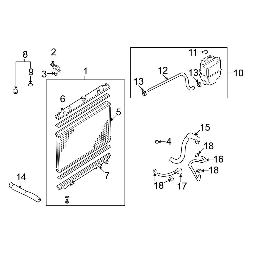 Nissan OE 216397990A - Automatic Transmission Oil Cooler Clamp