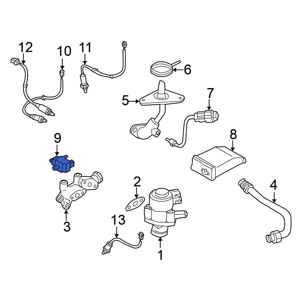 Nissan OE 1493554U0D - Vapor Canister Purge Solenoid