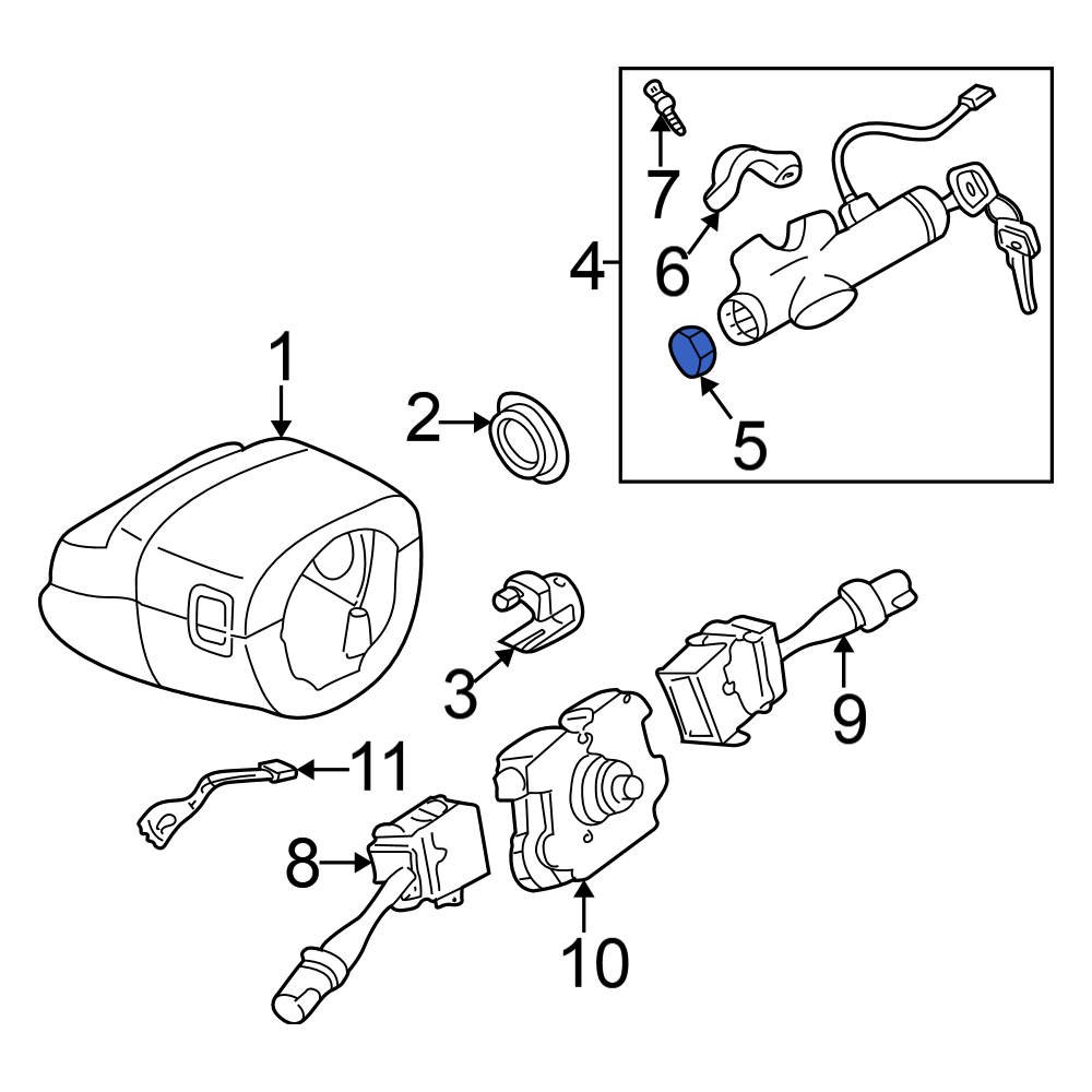 Nissan OE 487500M010 - Ignition Switch