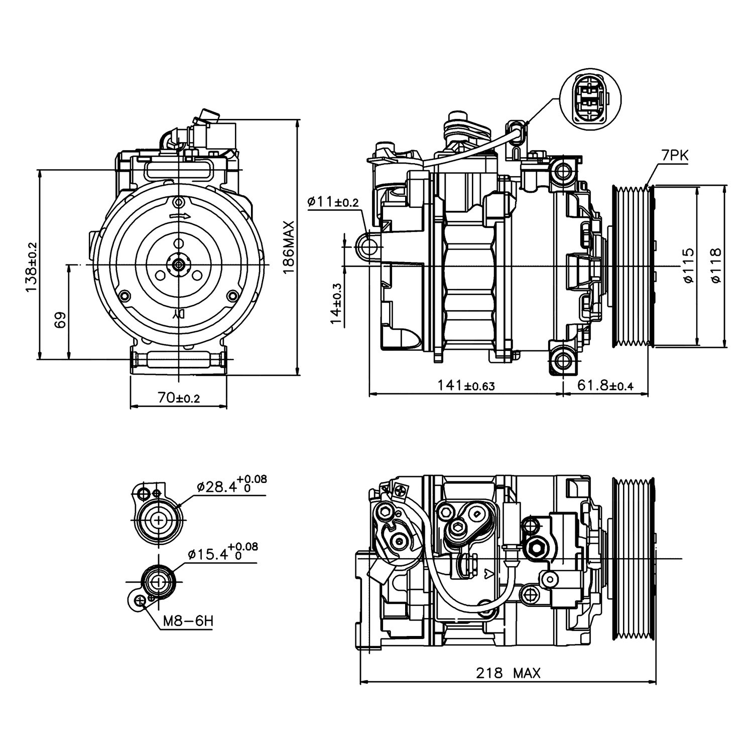 Nissens® 89210 - A/C Compressor