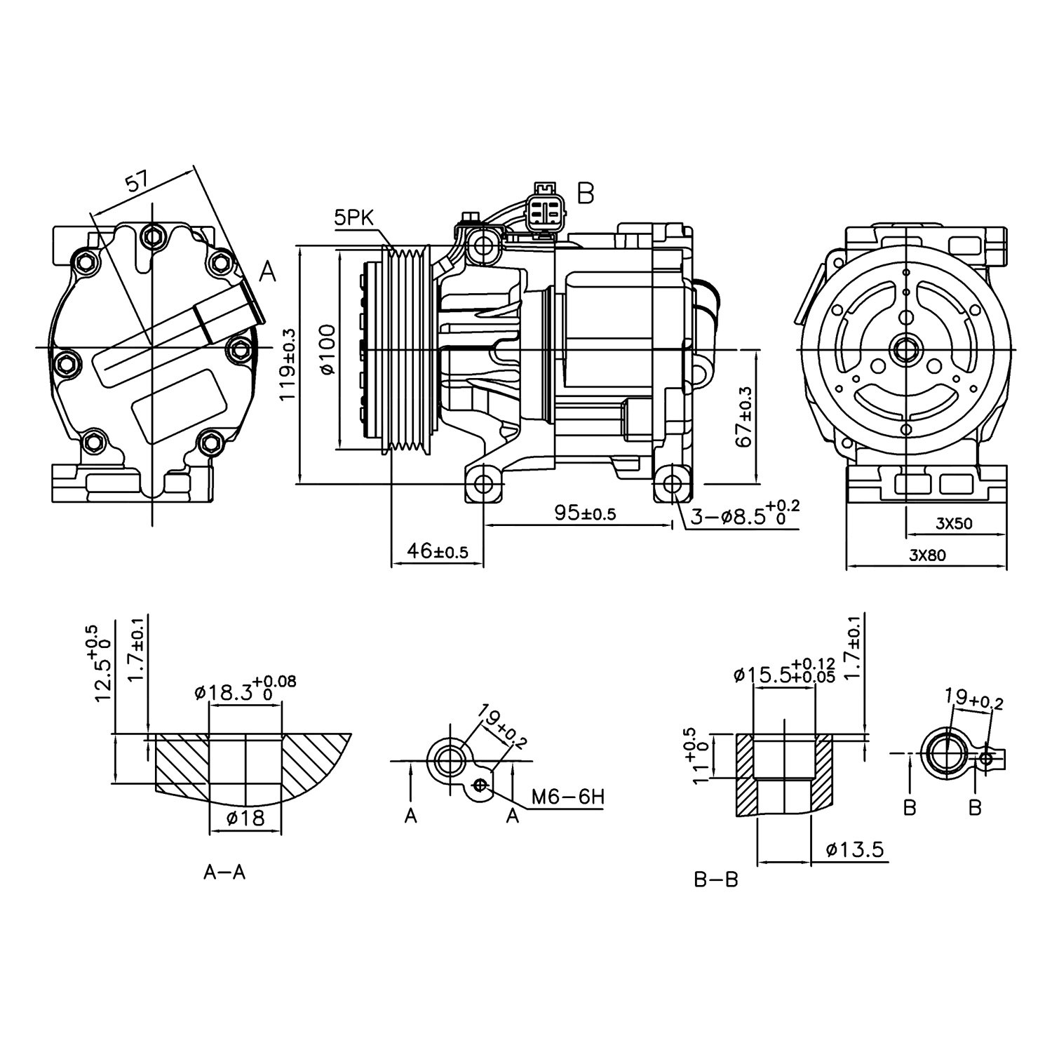 Nissens® 89405 - A/C Compressor