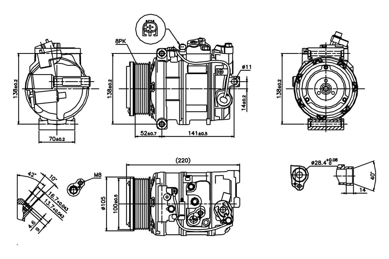 Nissens® 89412 - A/C Compressor