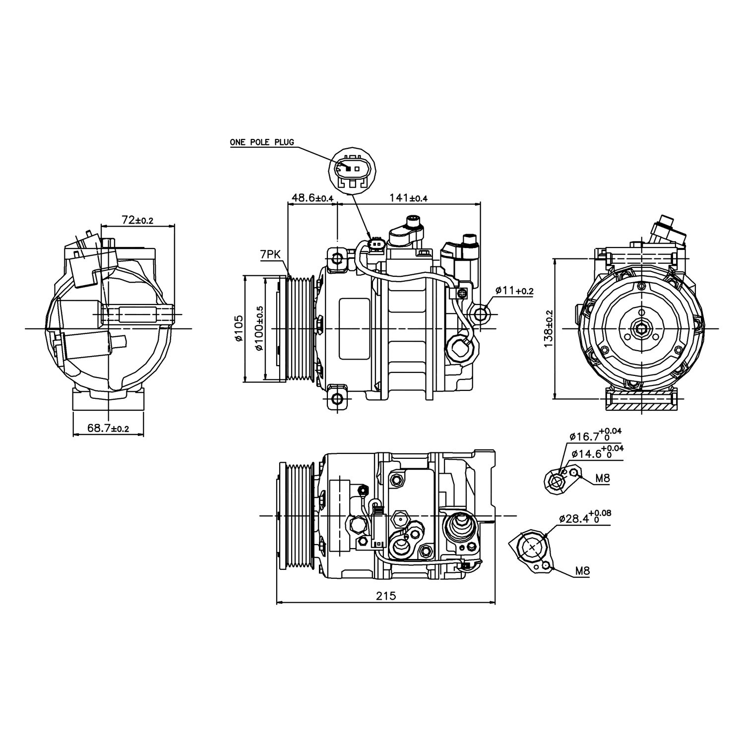 Nissens® 89520 - A/C Compressor