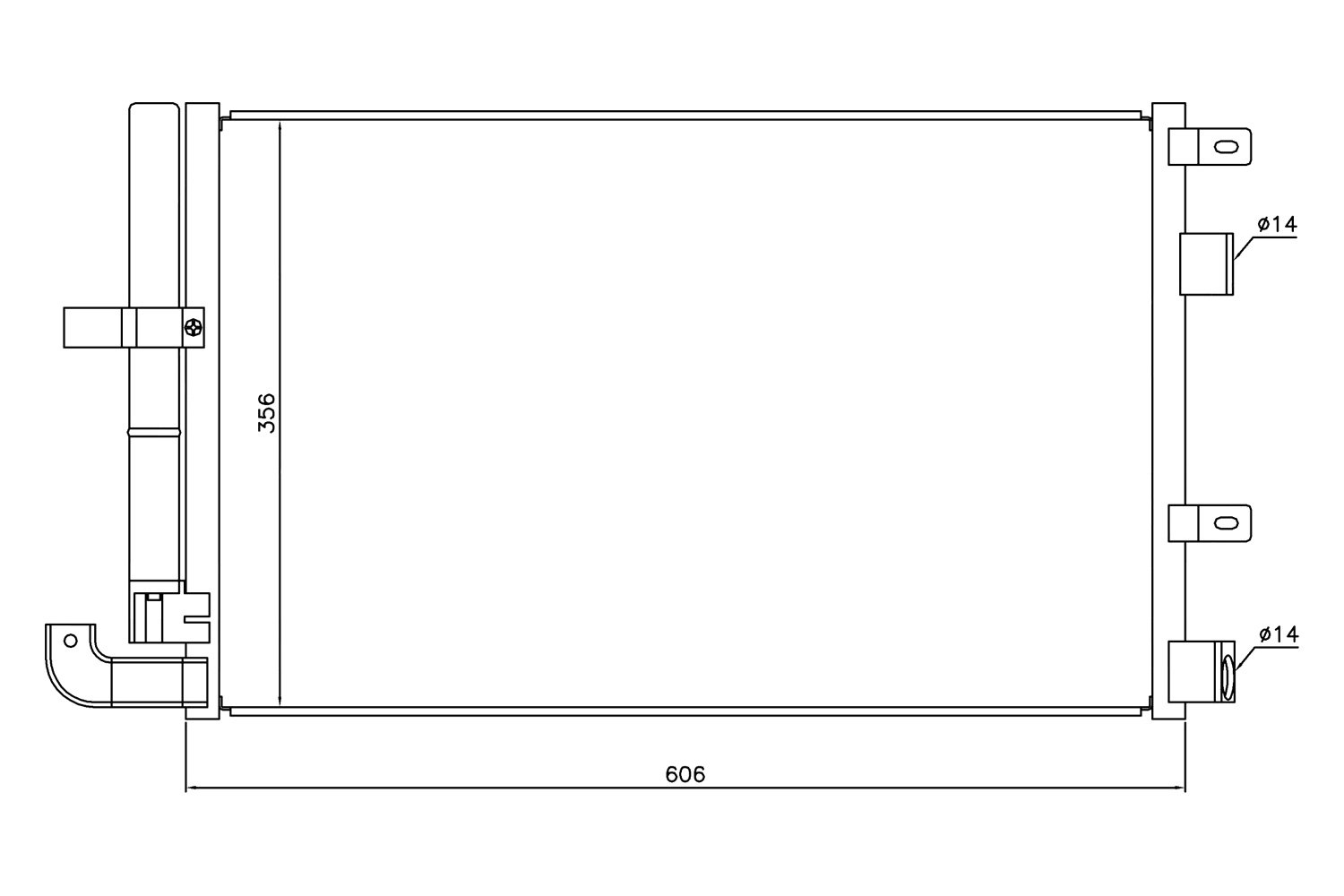 Nissens® 940346 - A/C Condenser