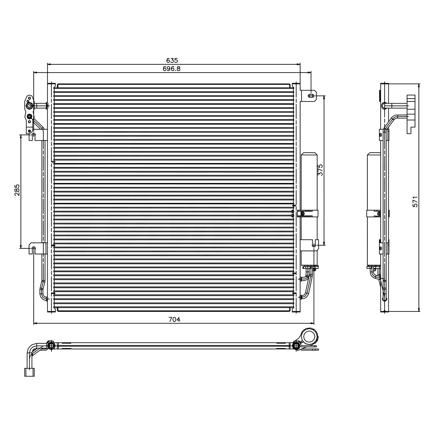 Nissens® 94839 - A/C Condenser