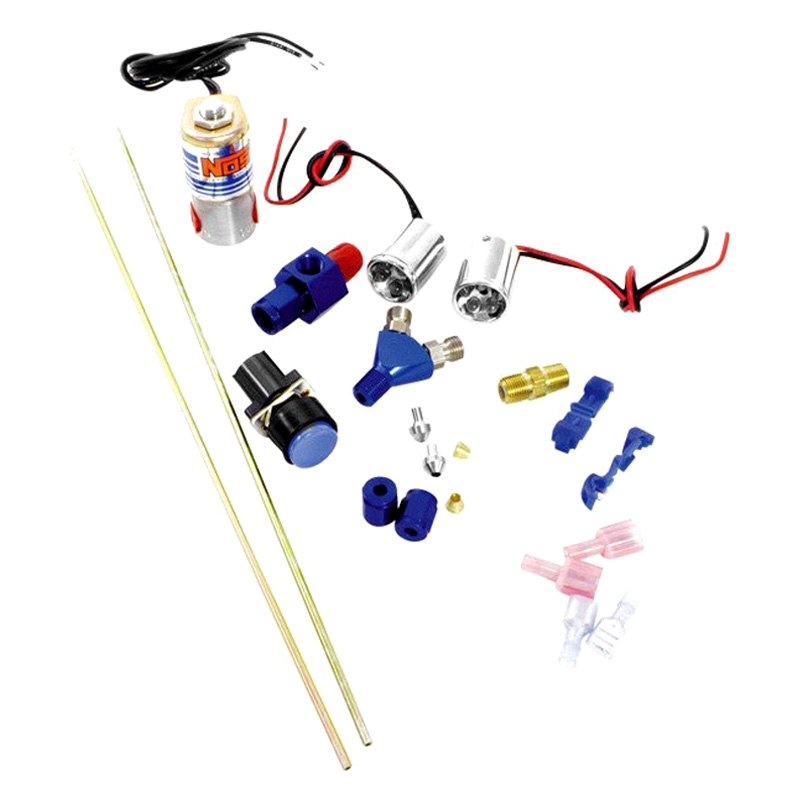 Nitrous Oxide Systems® 16037NOS - With Dual Blue LED Lights and -4AN ...