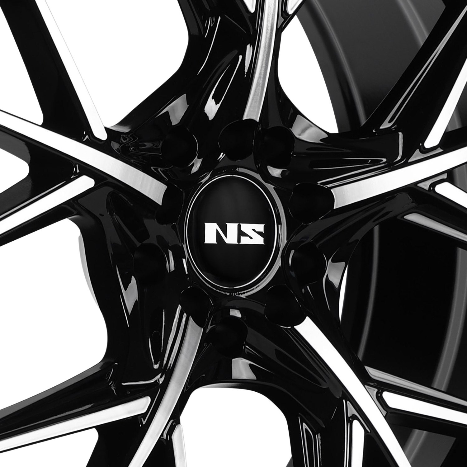 NS SERIES® NS1808 Wheels - Gloss Black with Machined Face Rims
