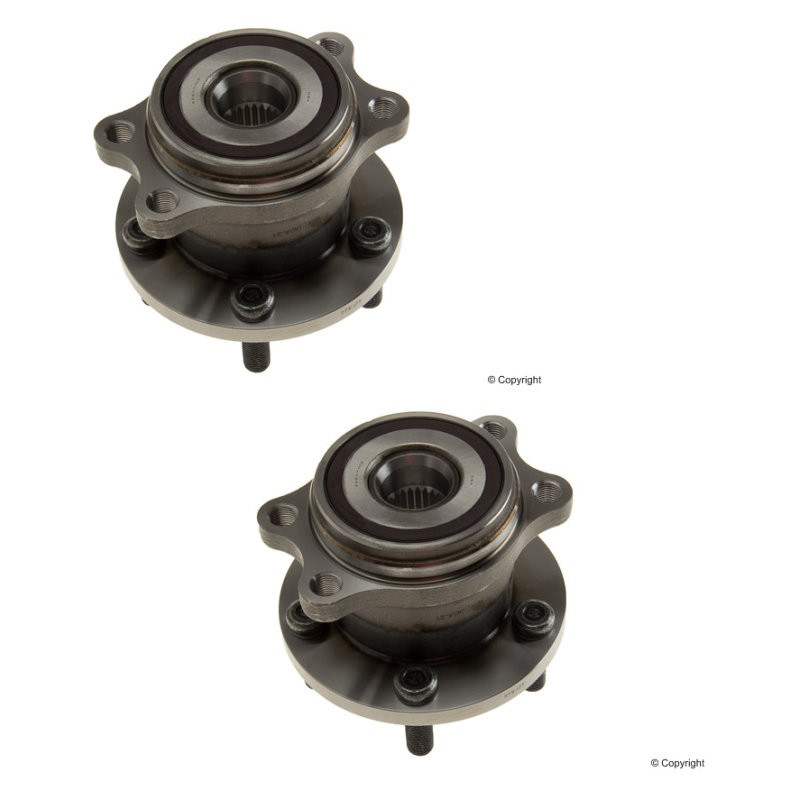 NSK® VS-859-ZA-55BWKH12 - Wheel Bearing and Hub Assembly Set