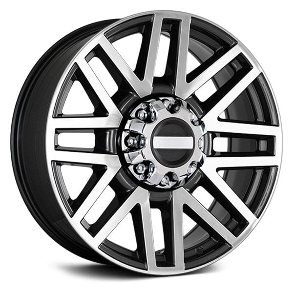 OE CONCEPTS® FD08 FORD F250 Wheels - Gunmetal with Machined Face Rims