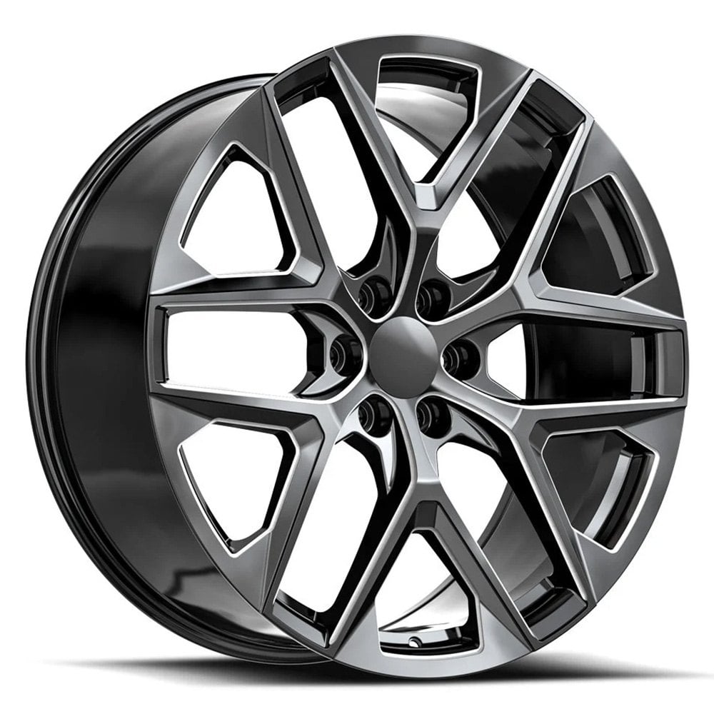 OE REVOLUTION® C-39 Wheels - Gloss Black with Milled Accents Rims - C39 ...