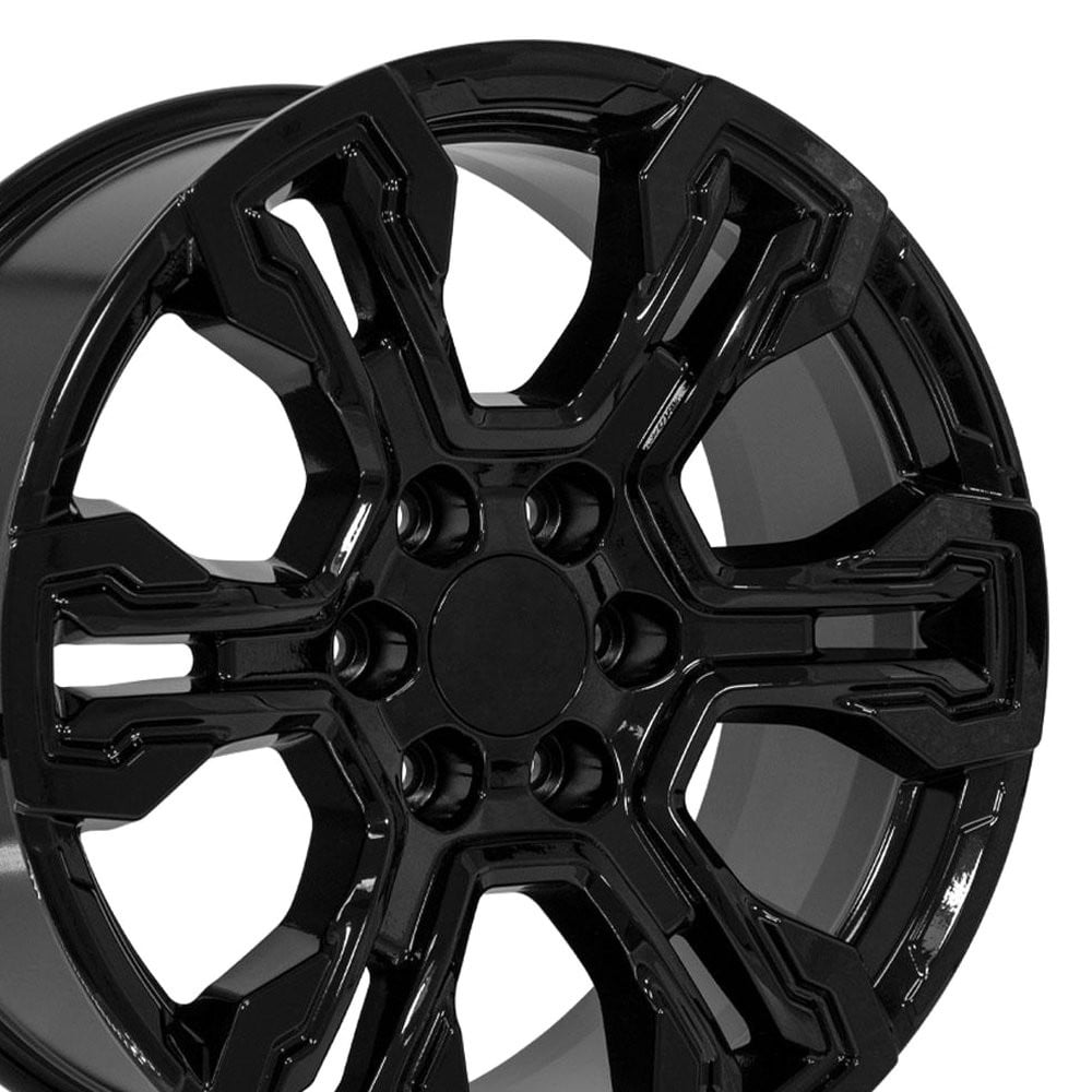 OE Wheels® 9511100 - 6 Double-Spoke Gloss Black 20x9 Alloy Factory ...