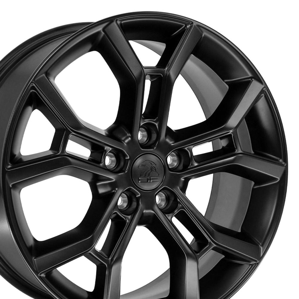 OE Wheels® 9511428 - 5 Y-Spoke Satin Black 20x8.5 Alloy Factory Wheel ...