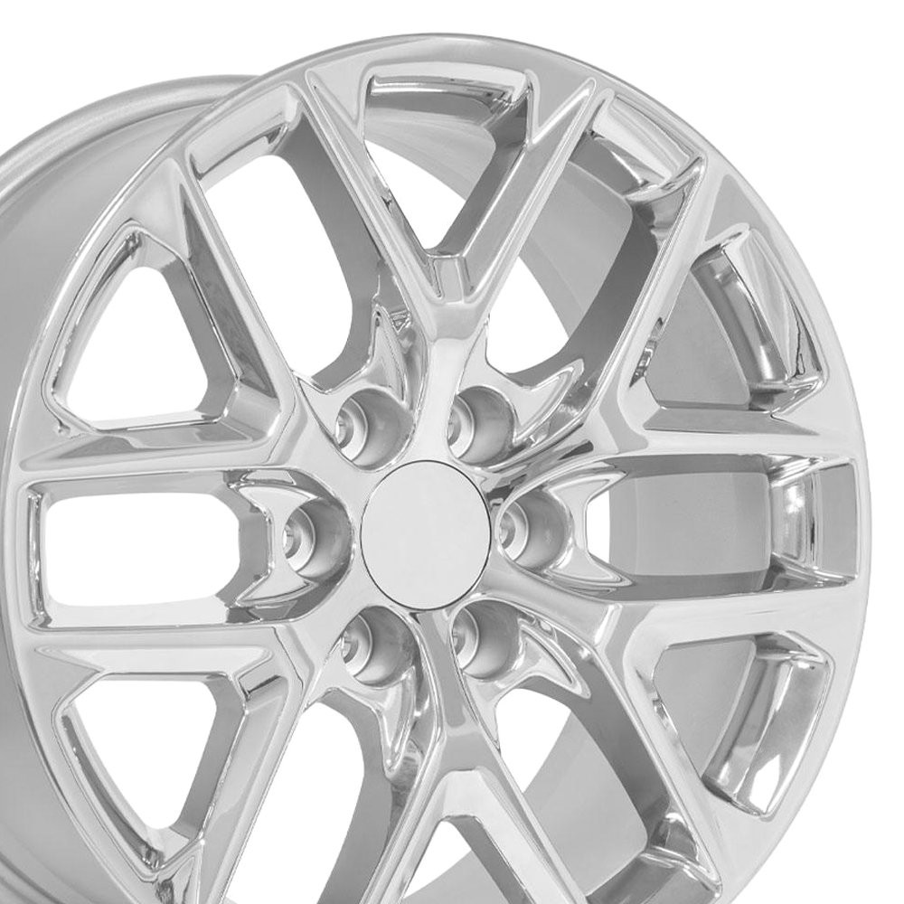 OE Wheels® 9511616 - 6 Y-Spoke Chrome 20x9 Alloy Factory Wheel - Replica