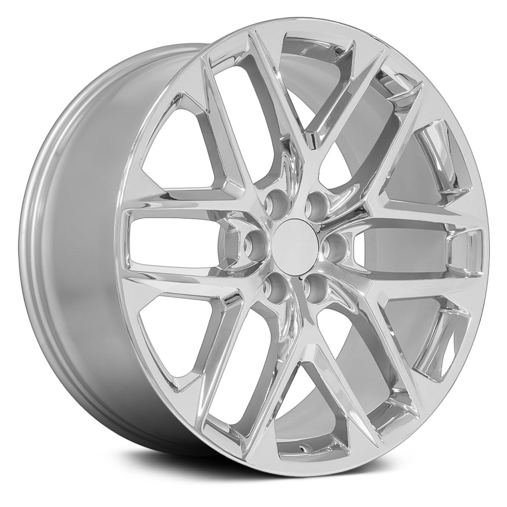 OE Wheels® 9511622 - 6 Y-Spoke Chrome 24x10 Alloy Factory Wheel - Replica