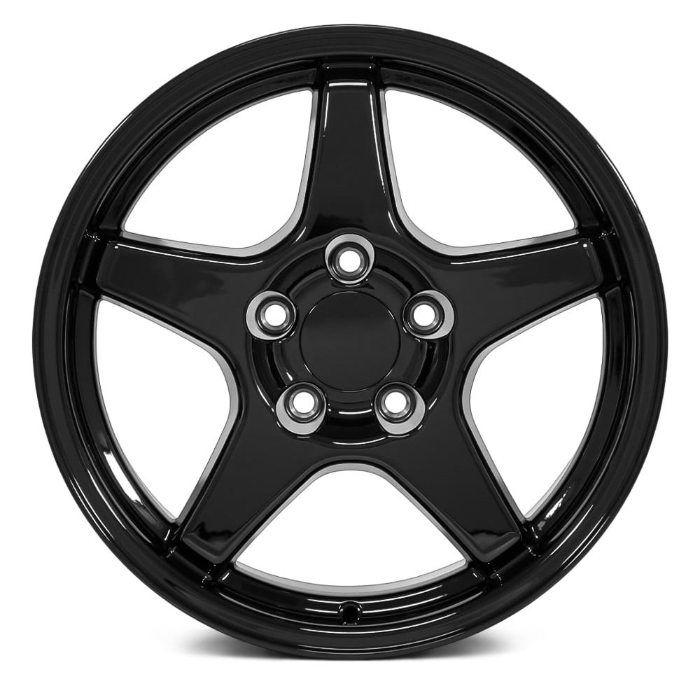 OE Wheels® 9512391 - 5-Spoke Gloss Black 17x9.5 Alloy Factory Wheel ...