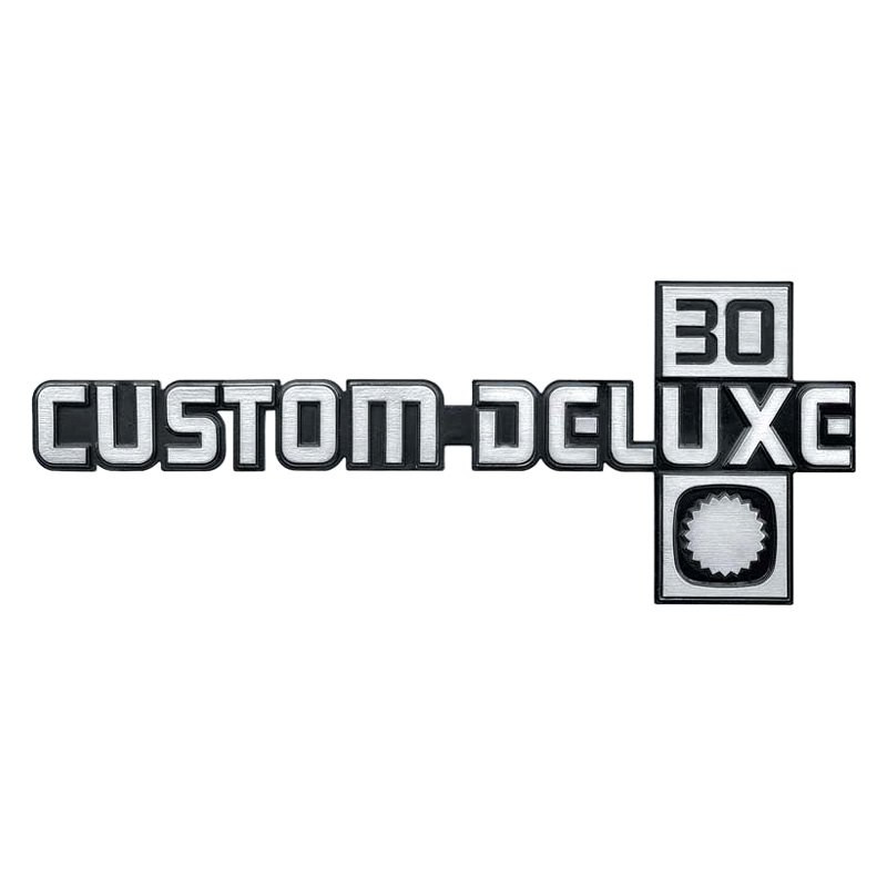 OER® 14026444 - "Custom Deluxe 30" Front Fender Emblem