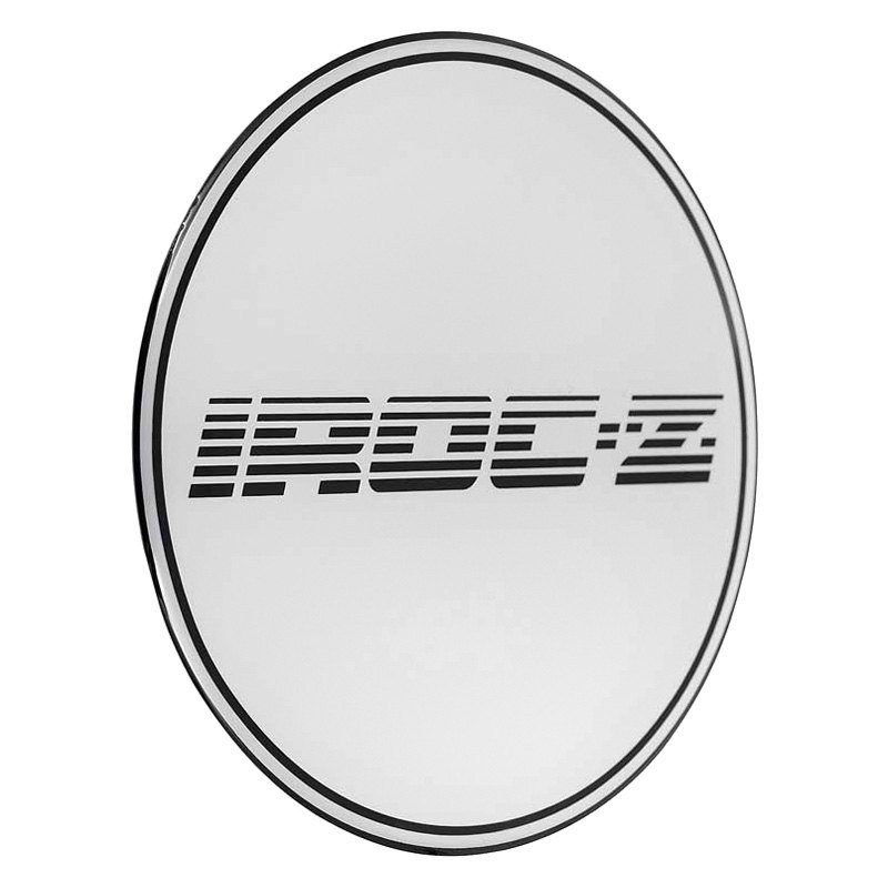 OER® K151762SV - "Iroc-Z" Black Logo/Silver Background Wheel Center Cap ...