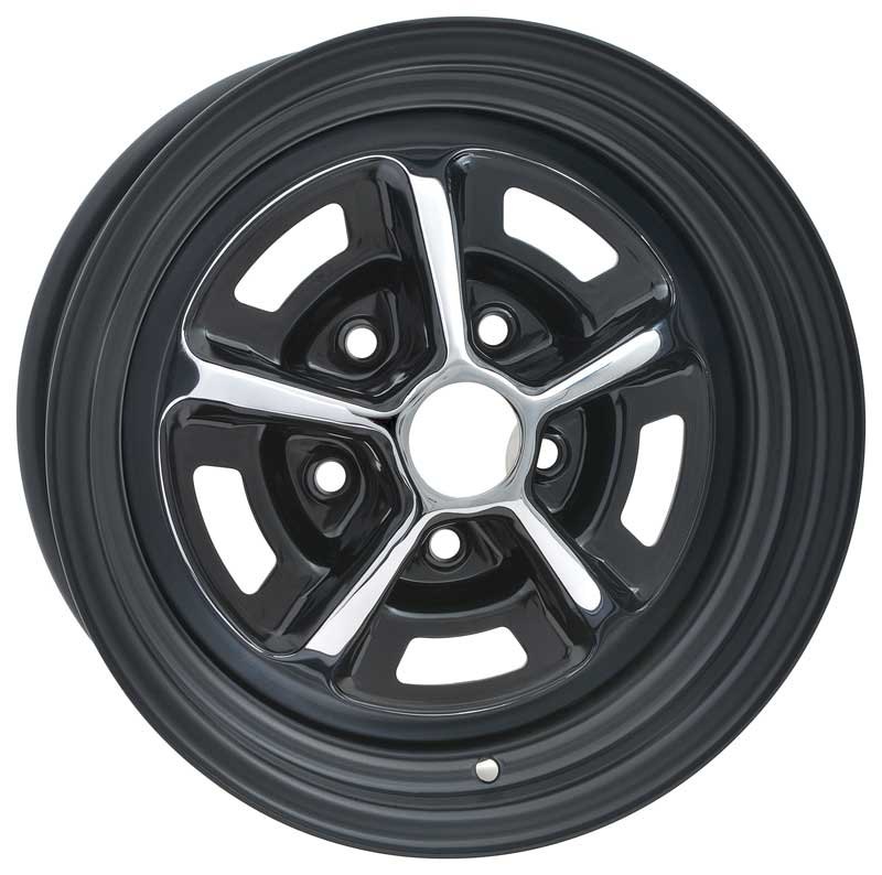 OER® MW869 - Magnum 500 Chrome Center with Semi Gloss Black Windows ...