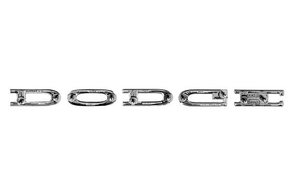 OER® RM4229 - "Dodge" Letters Hood/Trunk Lid Emblem