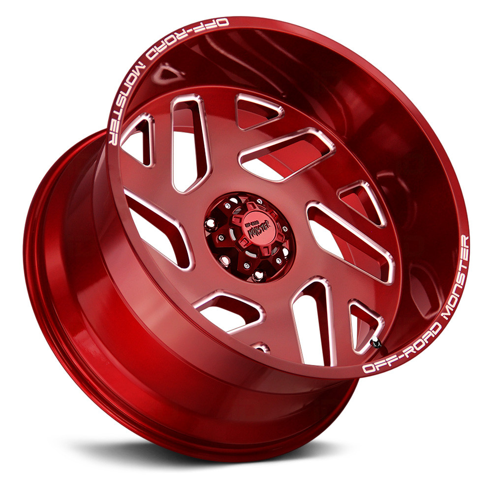 OFF-ROAD MONSTER® M19 Wheels - Candy Red Rims