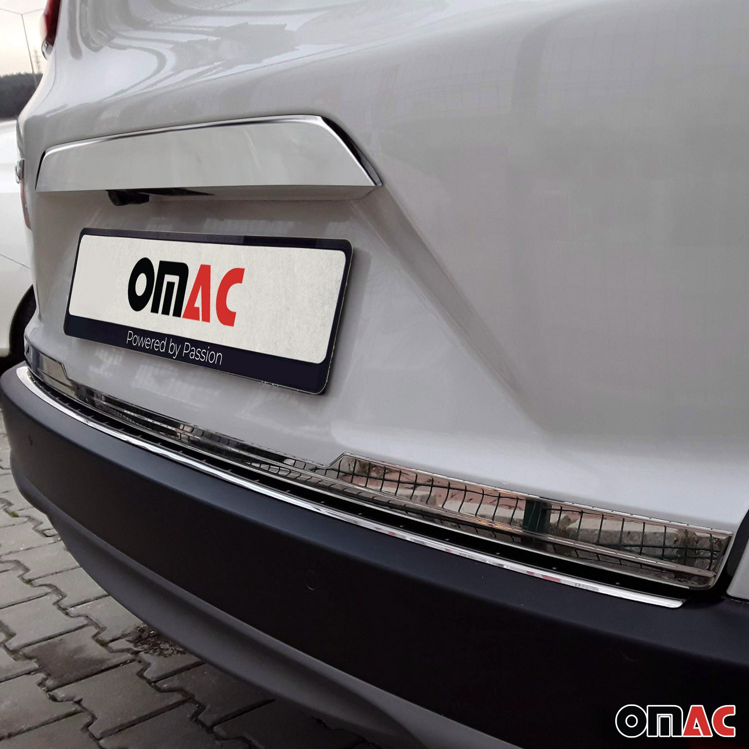 OMAC® G003545 - Polished Trunk Tailgate Door Handle Cover and Molding ...