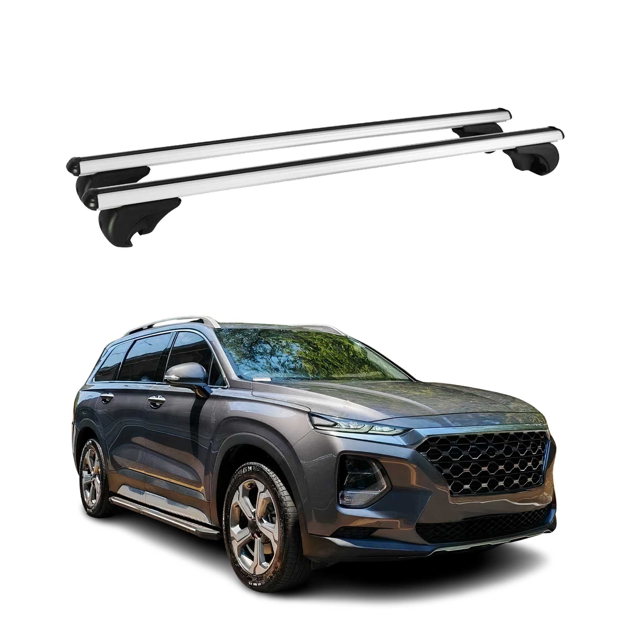 OMAC® G008141 - Gray Raised Roof Rails Cross Bars