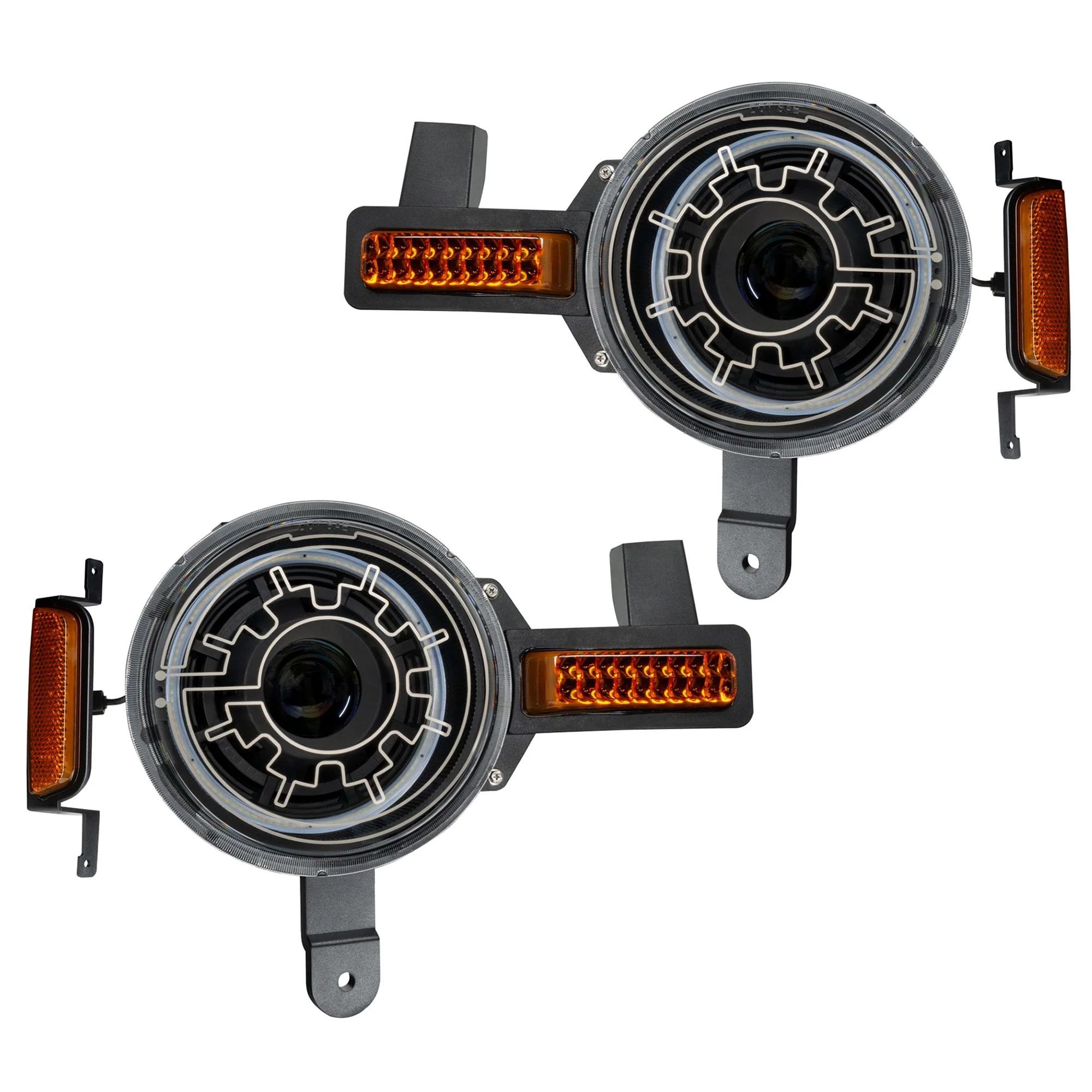 Oracle Lighting® 5886-111 - Oculus™ Series Black Projector Headlights ...