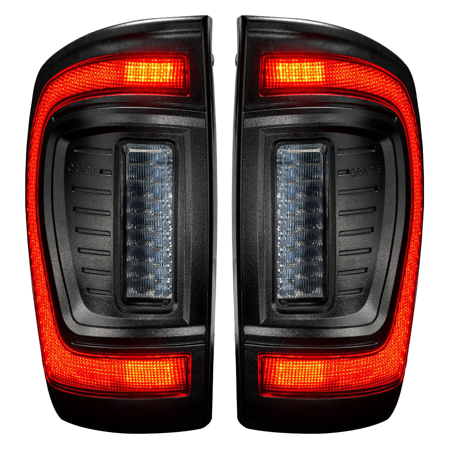 Oracle Lighting® 5911-504 - Driver and Passenger Side Black/Red ...