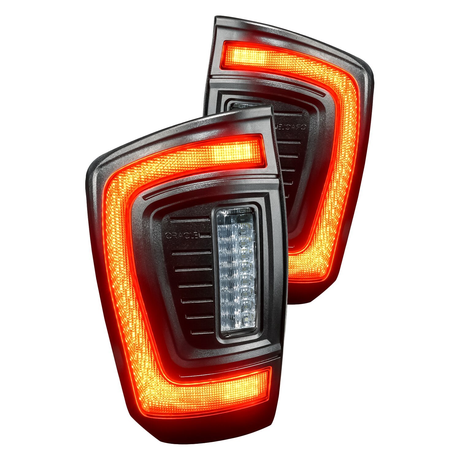 Oracle Lighting® 5911-504 - Driver and Passenger Side Black/Red ...