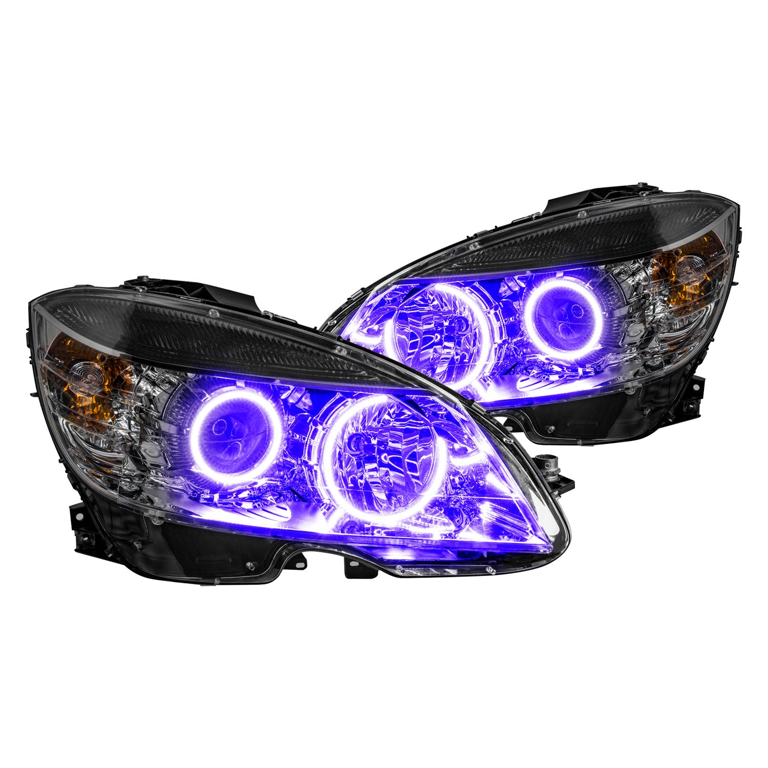 Oracle Lighting® - Mercedes C250 / C300 / C350 Sedan 2010 Black Factory ...