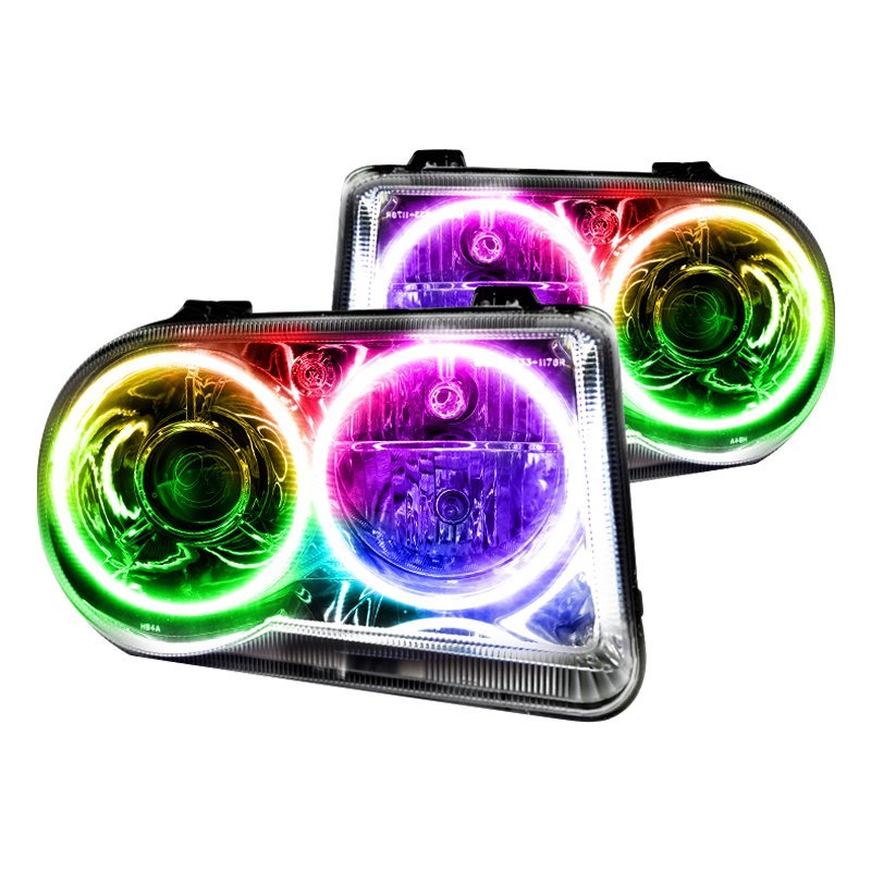 Oracle Lighting® 8186-504 - Chrome Projector Headlights with ColorSHIFT ...