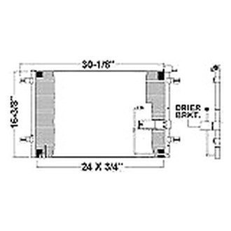 OSC Heat Transfer Products® 3552 - A/C Condenser