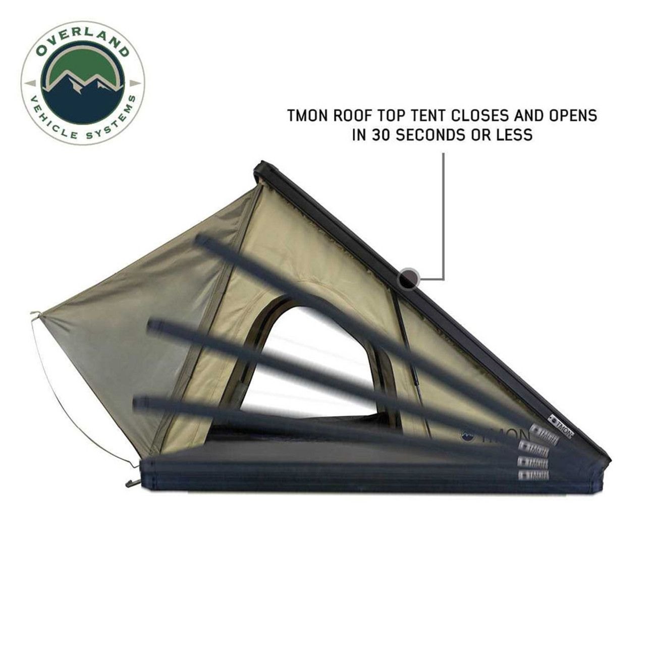 Overland® 18119935 - LD TMON Clamshell Hard Shell Roof Top Tent