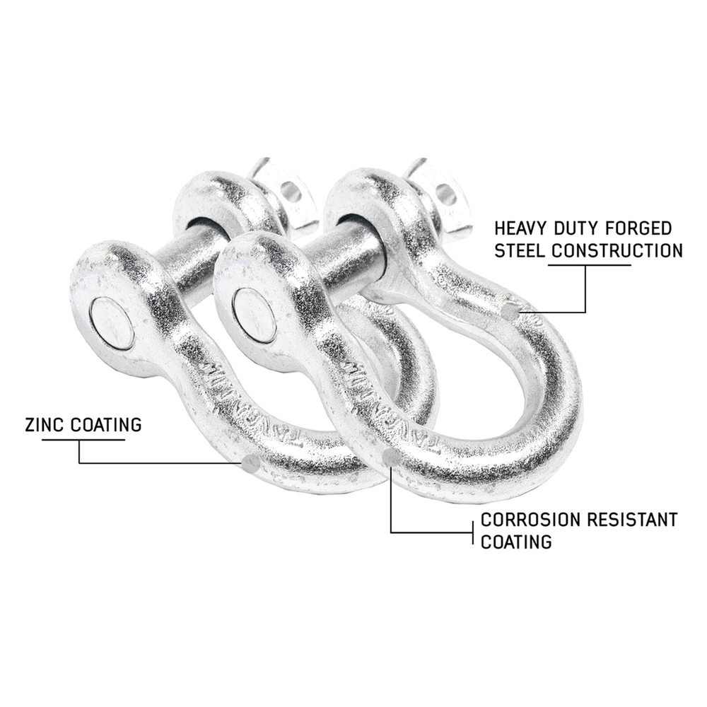 Overland® 19010205 - Recovery Shackle D-Ring Bow Shackle vs Soft Shackle