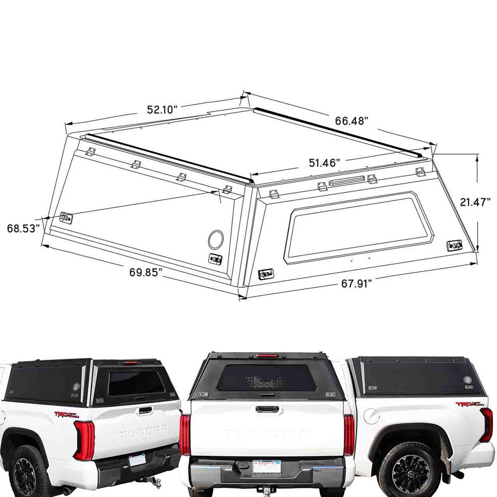 Overland® 70100002 - Expedition Truck Cap