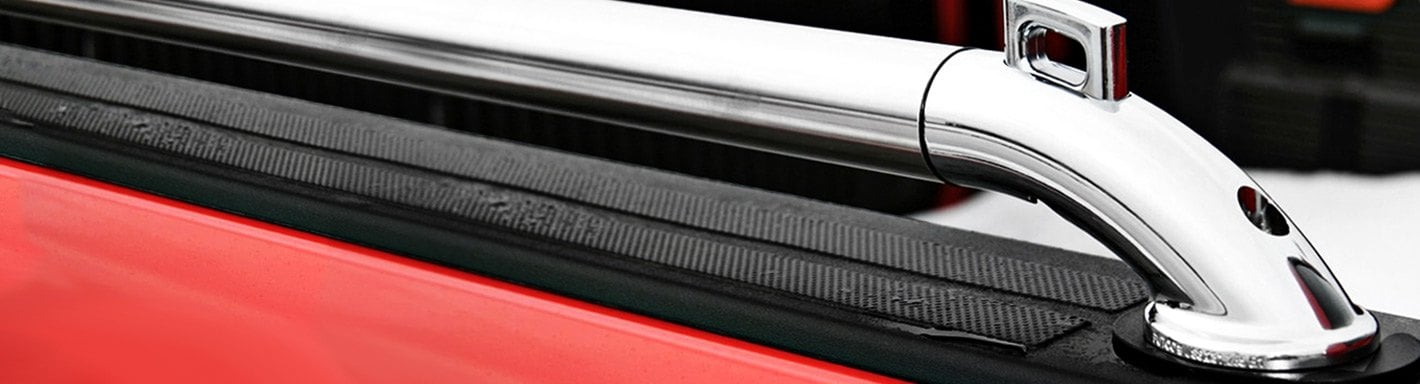 Truck Bed Side Rails - Chrome, Black, Polished Stainless Steel