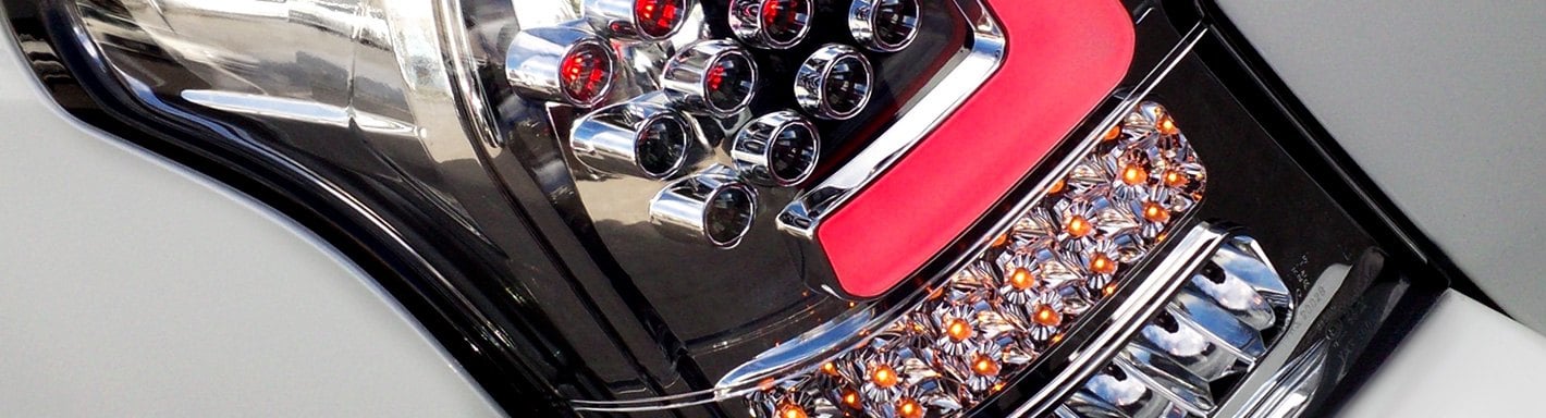 LED Tail Lights - Custom, Bolt On, Black, Chrome, Smoke | CARiD