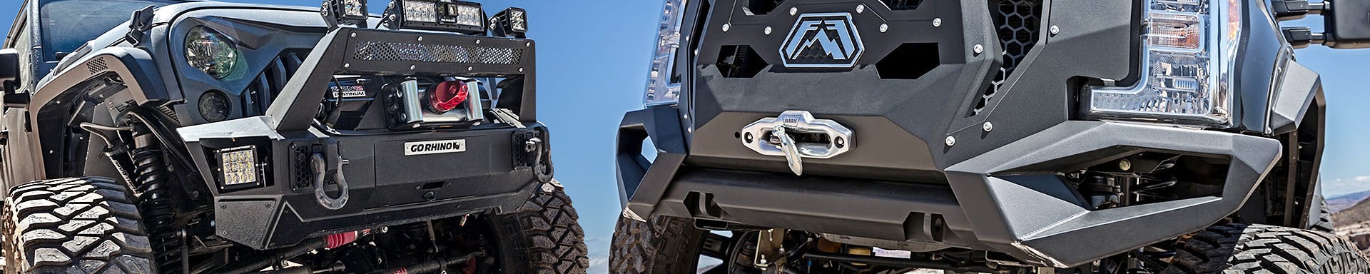 2018 Ford F-350 Off-Road Steel Front Bumpers | CARiD