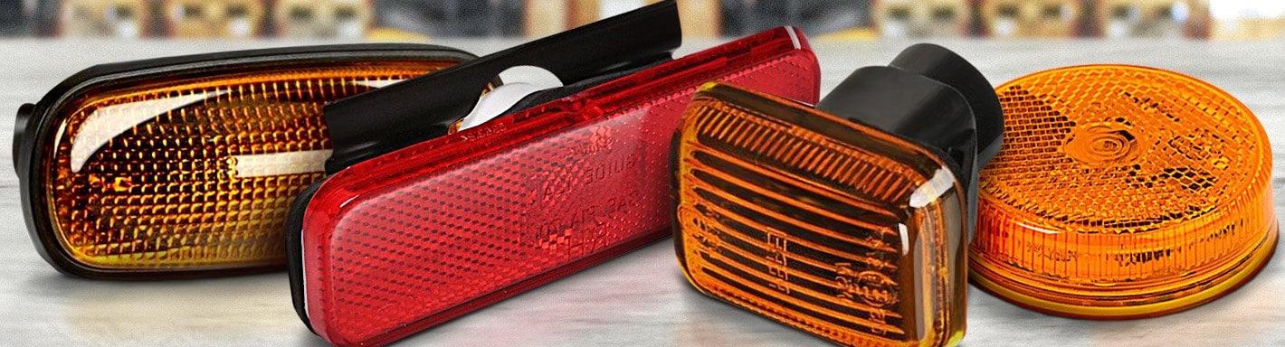 Side Marker Lights - LED, Clear, Smoked, Amber, Red | CARiD
