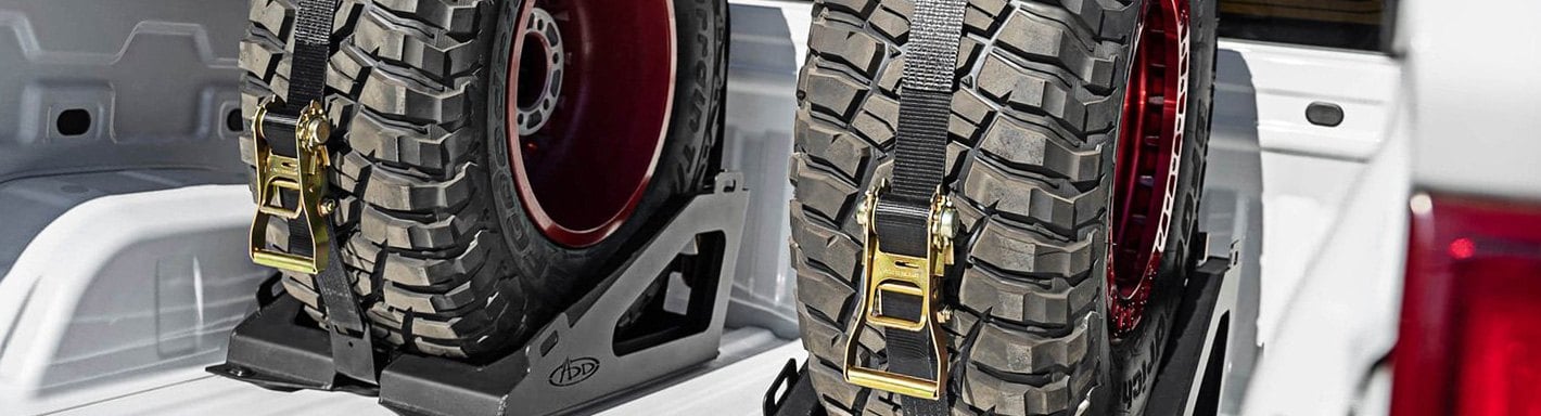 2021 Jeep Gladiator Bed Mounted Spare Tire Carriers | CARiD