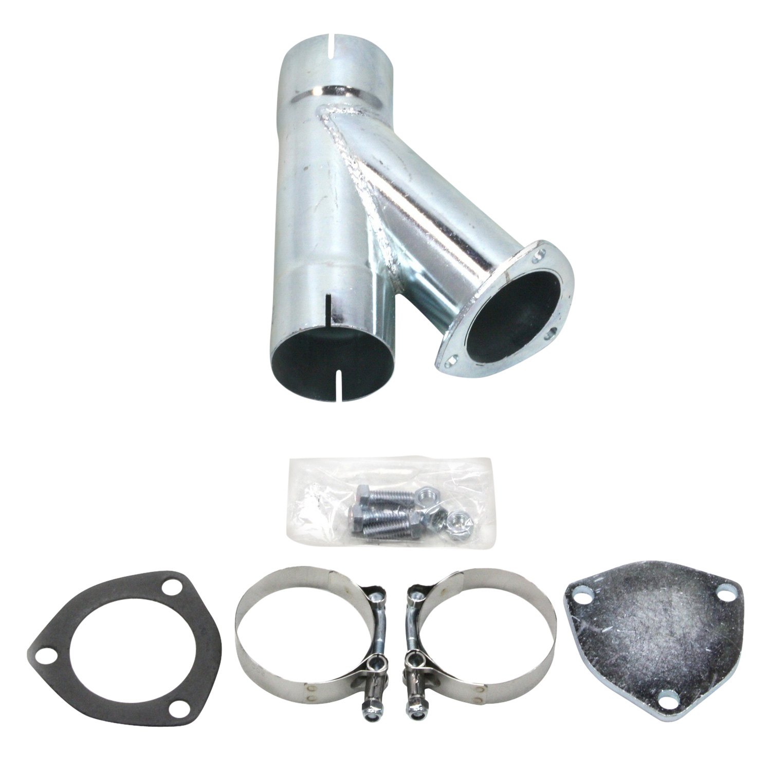 Patriot Exhaust® H1133 - Single Exhaust Cut-Out Hookup Kit (3" Diameter)