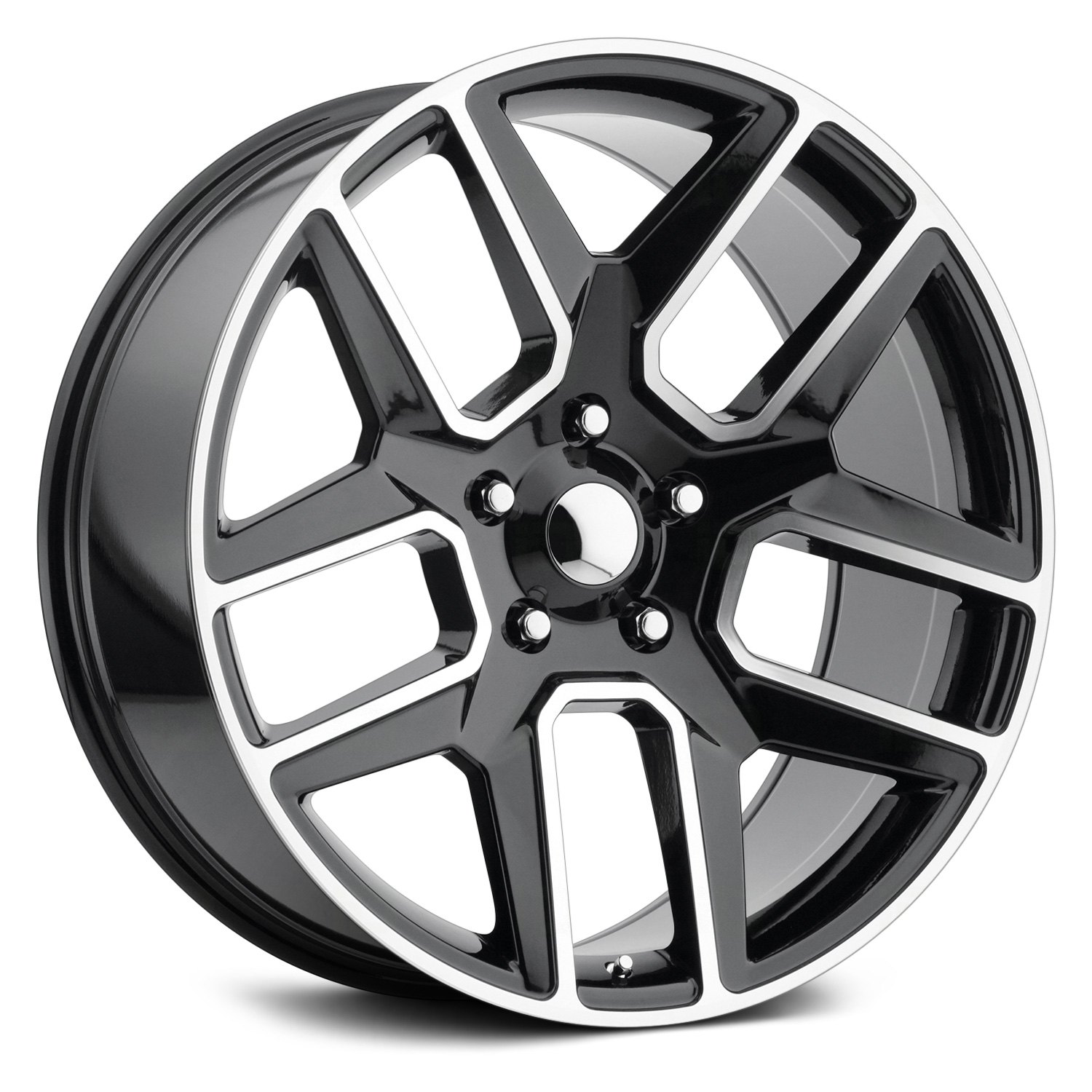 PERFORMANCE REPLICAS® 192 Wheels - Gloss Black with Machined Face Rims