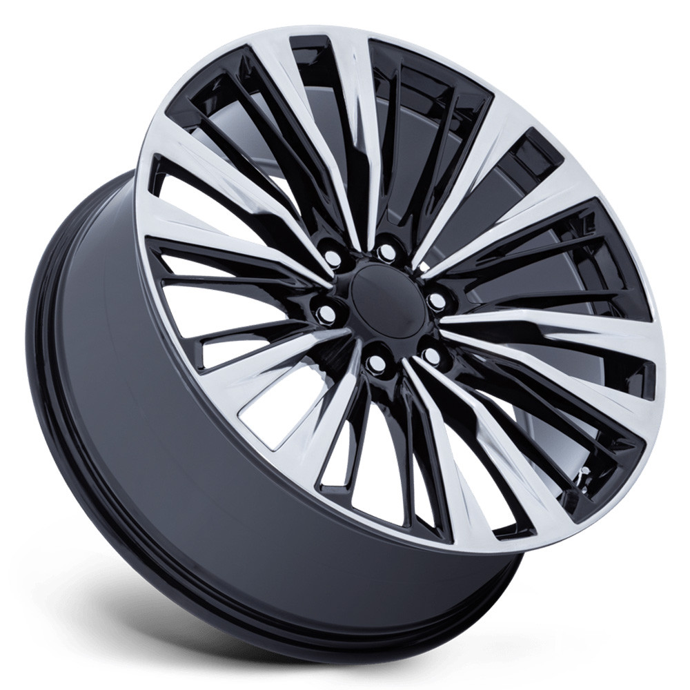 PERFORMANCE REPLICAS® 226 Wheels - Gloss Black with Polished Face Rims